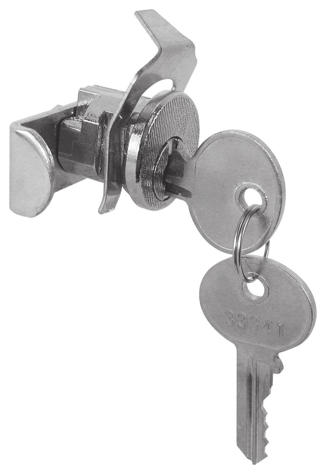 Slide-Co S-4137C Jensen General Mailbox Lock with 2-Keys, Nickel Plated ...