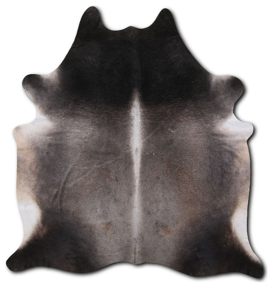 NATURAL HAIR ON Cowhide Rug DE GREY, 5'x7' to 6'x8' - Southwestern ...