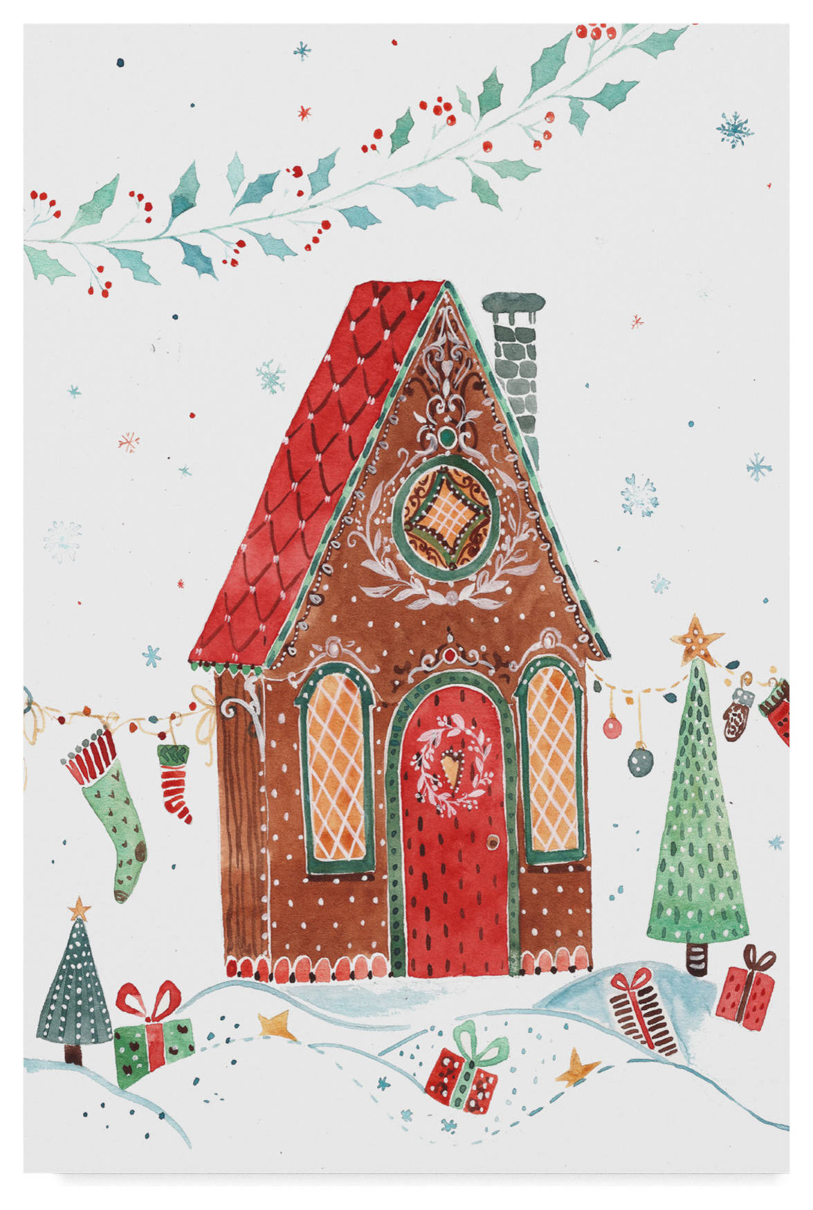 "Gingerbread House I" by Irina Trzaskos Studio, Canvas Art, 22"x32 ...