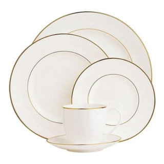 Lenox Continental Dining Gold 5-Piece Place Setting - Contemporary ...