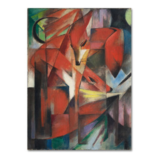 Franz Marc 'The Fox 1913' Canvas Art, 19"x14" - Contemporary - Prints ...