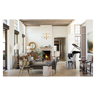 Gleason Residence - Rustic - Living Room - Los Angeles - by Optimum ...
