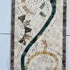 Emerald Gold 6.3x15 Marble Mosaic Border Listello Tile Polished, 1 ...