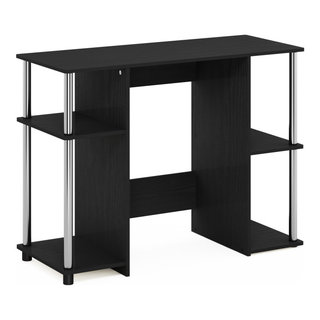 Furinno 15112 JAYA Compact Computer Study Desk Americano Stainless ...