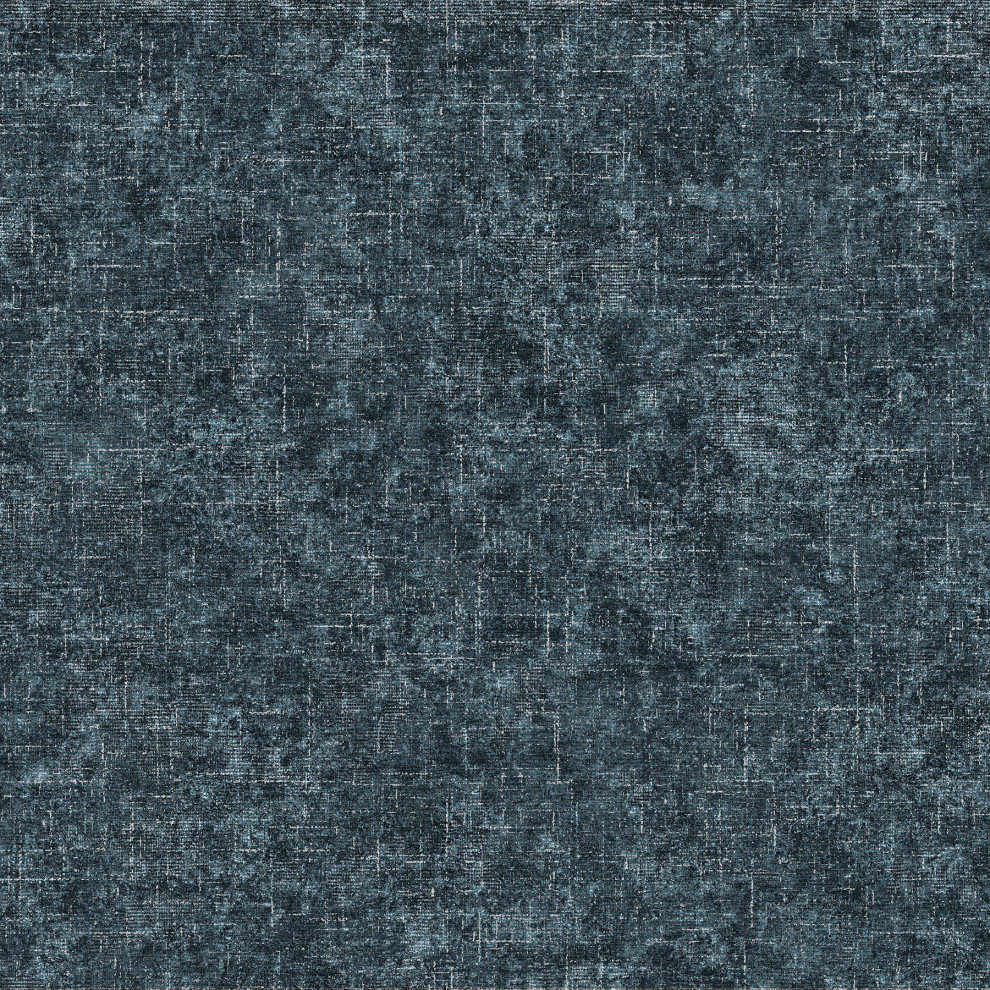 Beloit Indigo Shimmer Linen Wallpaper, Bolt - Contemporary - Wallpaper ...