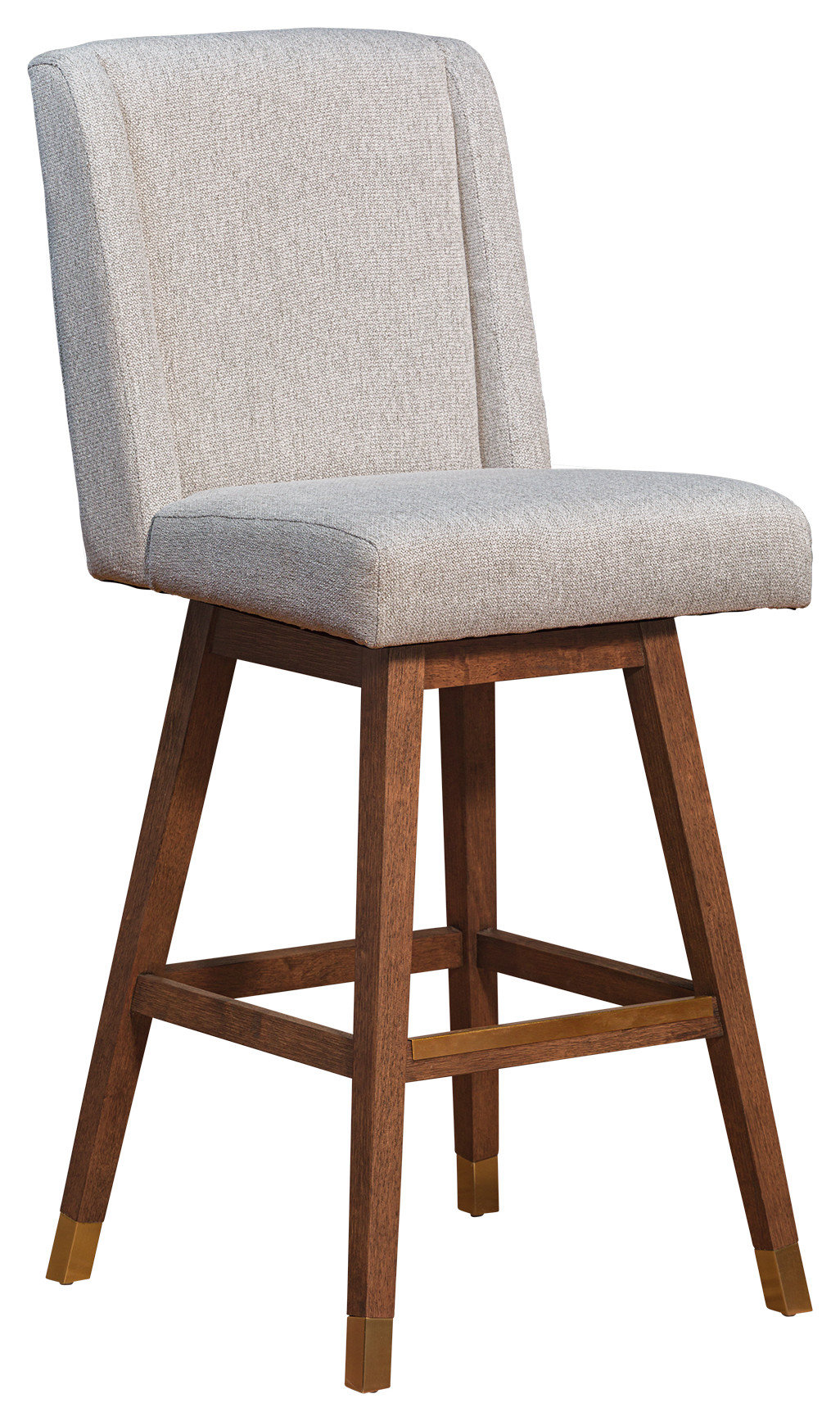 Stancoste Swivel Bar or Counter Stool, Bar Height - Transitional - Bar ...