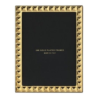 Cunill 24K Gold Plated Diamonds Picture Frame, 5"x7" - Contemporary ...