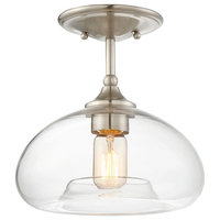 Beautiful Things Lighting Rustica 1 Light Semi Flush 42051 ...