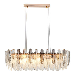 Alme | Elegant Luxury Gold Crystal Shine Chandelier, L35.4 ...