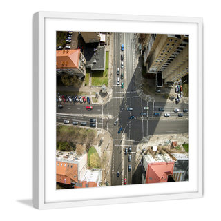 "Intersection" Framed Painting Print by Karolis Janulis, 18x18 ...