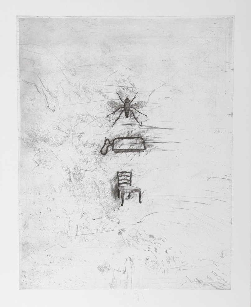 Donald Saff "Fly Iron Chair" Etching - Contemporary - Fine Art Prints ...