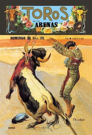 Barcelona: Toros En Las Arenas, 20" x 30" - Traditional - Prints And ...