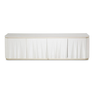 Aico Amini London Place Media Cabinet in Creamy Pearl - Transitional ...