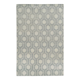 Maddox 56506 Blue/Beige 3'6" x 5'6" Rug, Rectangle 5' x 8 ...