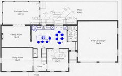 Kitchen layout - placement of fridge