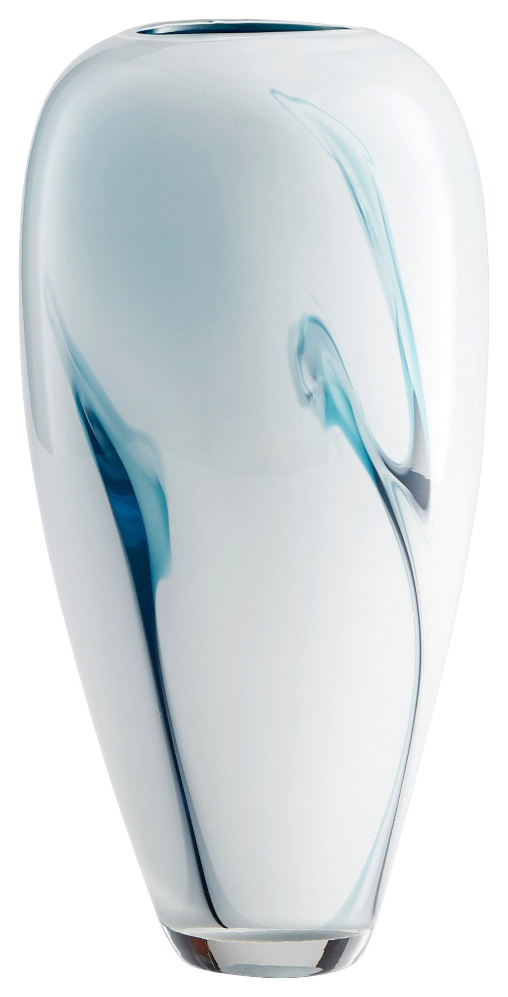 Deep Sky Vase, Large - Contemporary - Vases - by Hudson Home Decor | Houzz