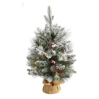 7 Snowed French Alps Mountain Pine Christmas Tree / 833 Bendable ...