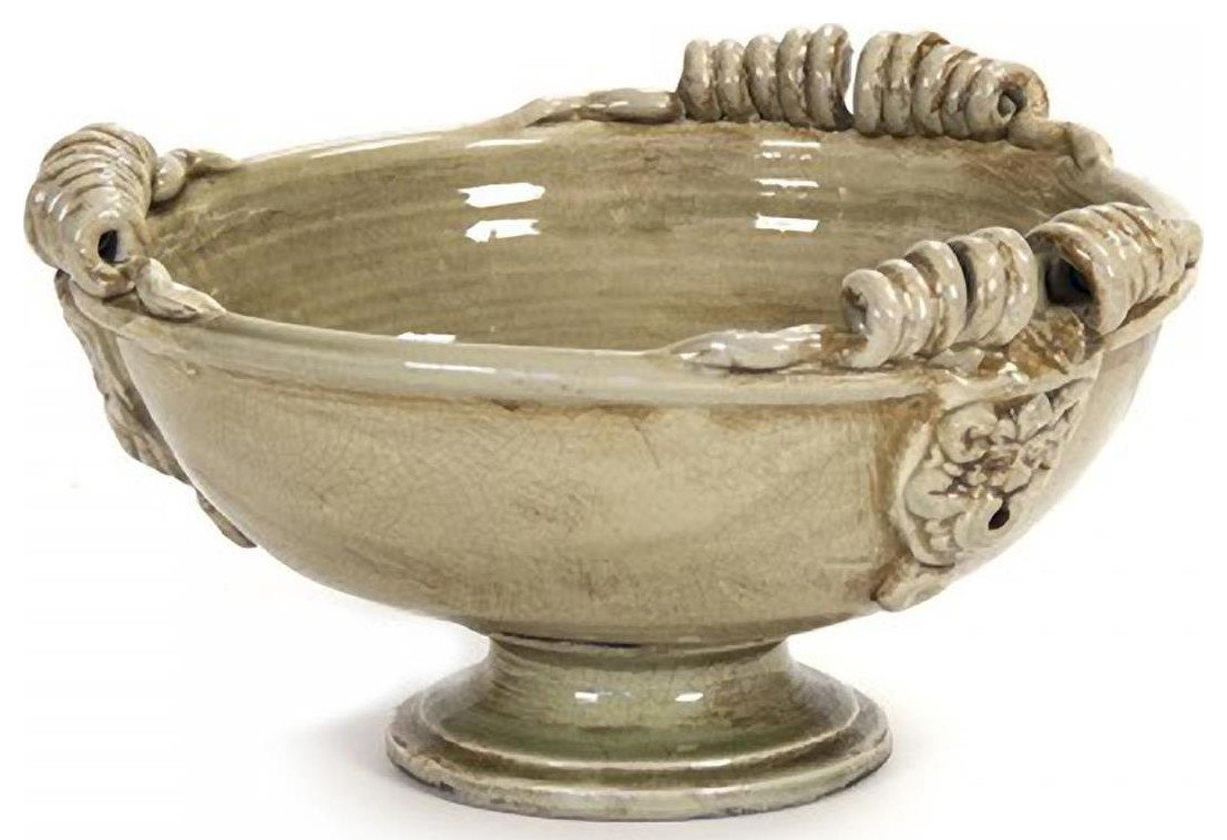 Classic Grey Pottery Vase Décor - Traditional - Vases - by EuroLuxHome ...