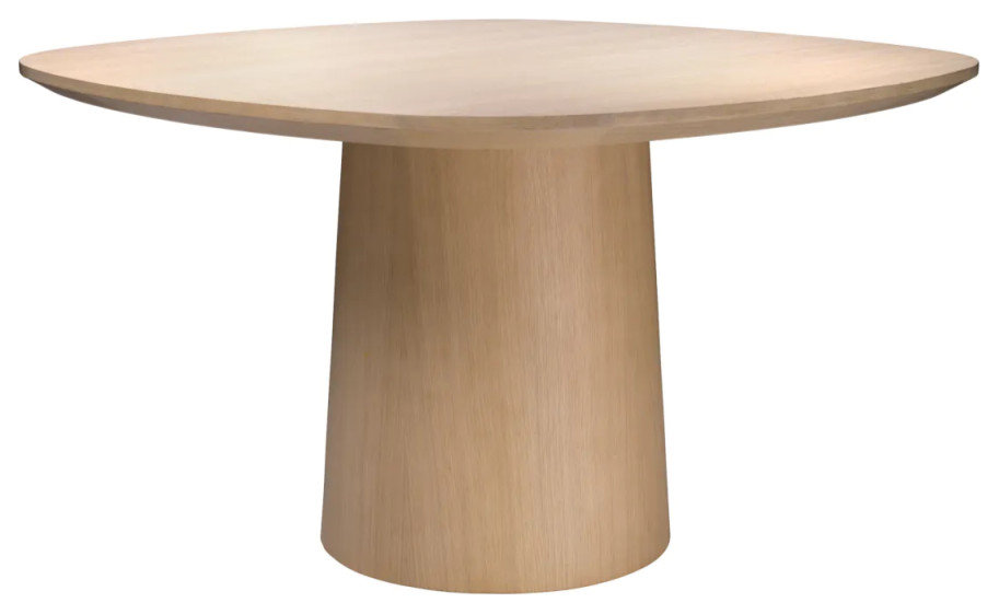 Wooden Pedestal Dining Table, Eichholtz Motto - Transitional - Dining Tables - by OROA ...