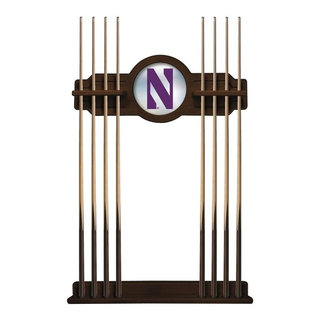 Northwestern Cue Rack, Navajo Finish - Contemporary - Game Table ...