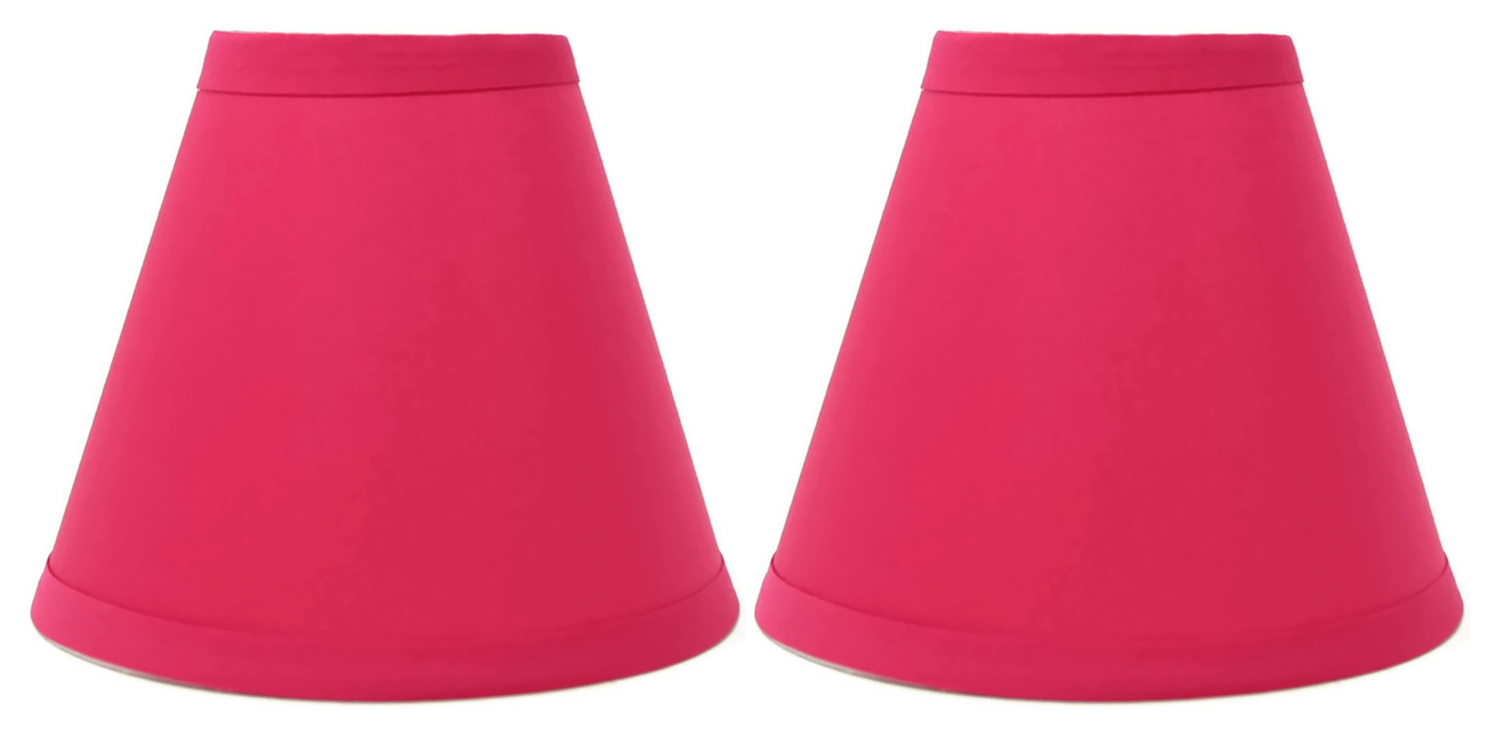Cotton Mini Chandelier Lamp Shade, 5", Set of 2 - Contemporary ...