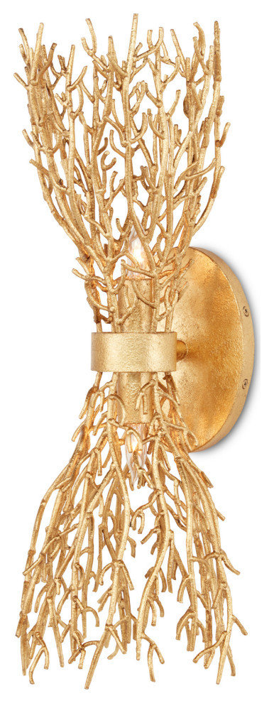Sea Fan Wall Sconce - Beach Style - Wall Sconces - by Currey & Company ...