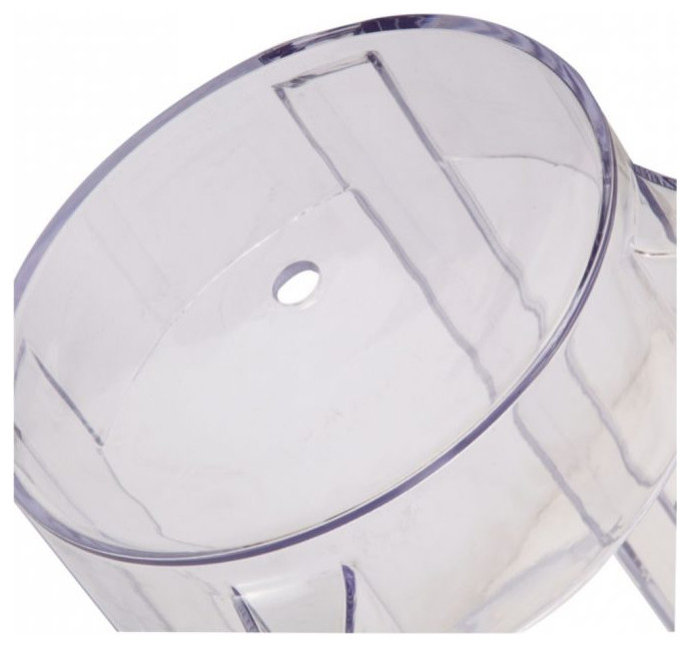 Ghost Backless Stool, Set of 3, 30" - Contemporary - Bar Stools And ...