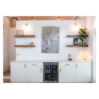 Modern Coastal Cottage - Modern - Home Bar - Other - by Drifthouse ...