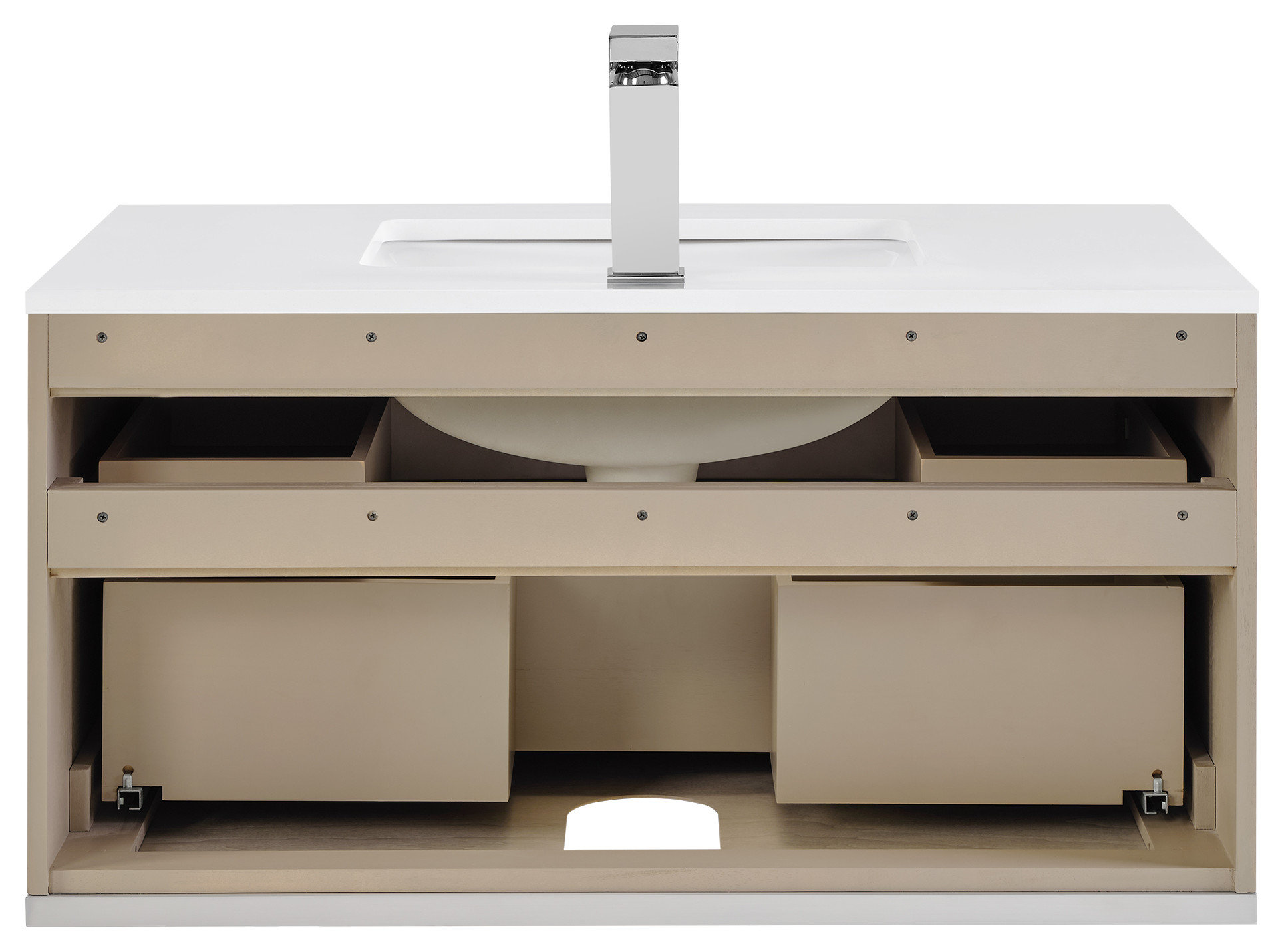 Terra Bathroom Vanity, 36" - Contemporary - Bathroom Vanities And Sink ...