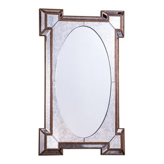 Antique 31.5"x47.2"x1.8" Wall Mirror - Transitional - Wall Mirrors - by ...