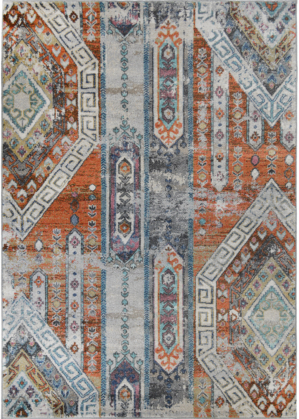 Barcelona Mayan Aztec Area Rug, 5'3"x7'3" - Southwestern - Area Rugs ...