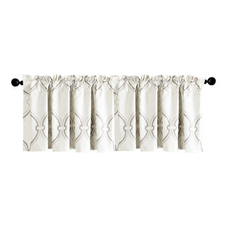 Marisol 2 Piece Valance Set, 2 Piece, 60"x18" - Contemporary - Valances ...