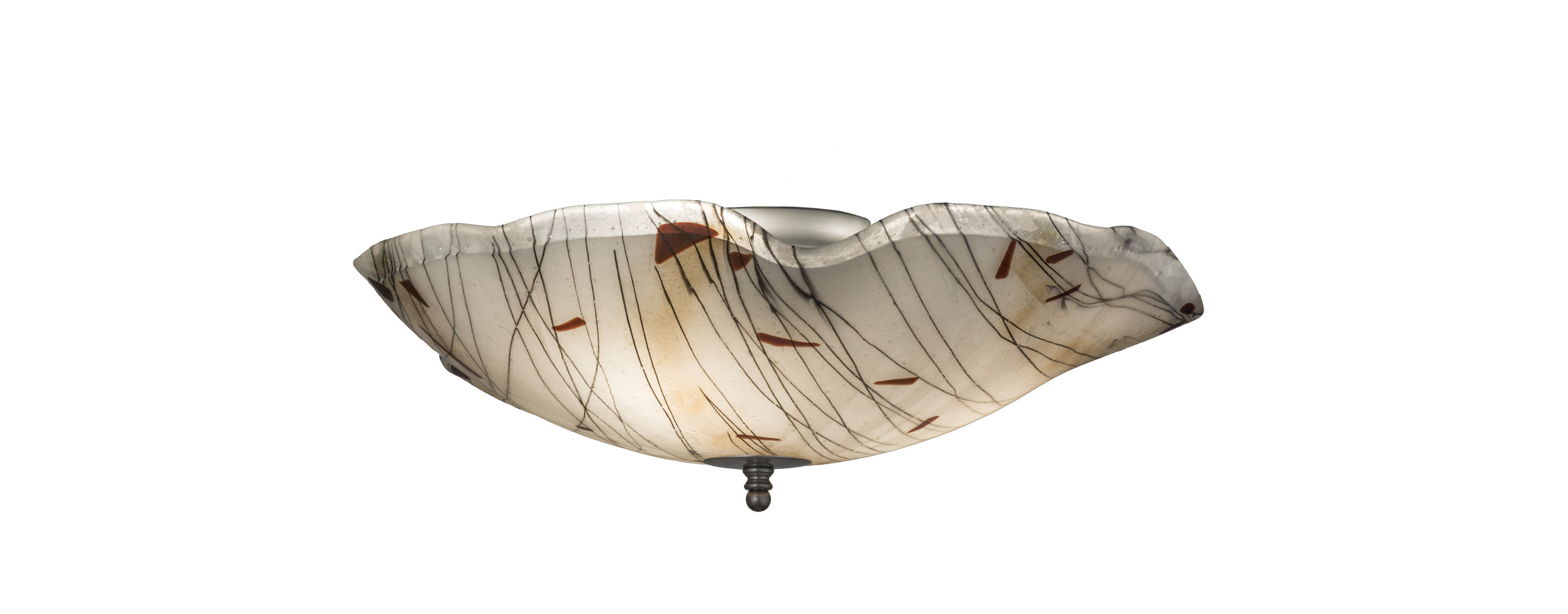 25 Wide Metro Fusion Ramoscelli Flushmount - Contemporary - Flush-mount ...