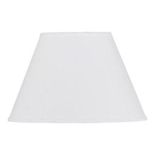 Cal Lighting Hardback Round Fabric Shade, 6"x12"x8.5", 11"x10 ...