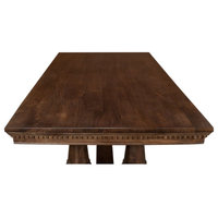 Joshua Pedestal Dining Table - Traditional - Dining Tables - by ...