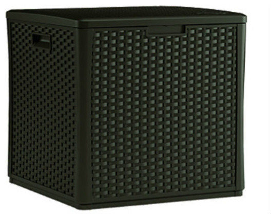 Suncast Bmbd60 Cube Deck Box, 60 Gallon Storage Capacity - Tropical ...