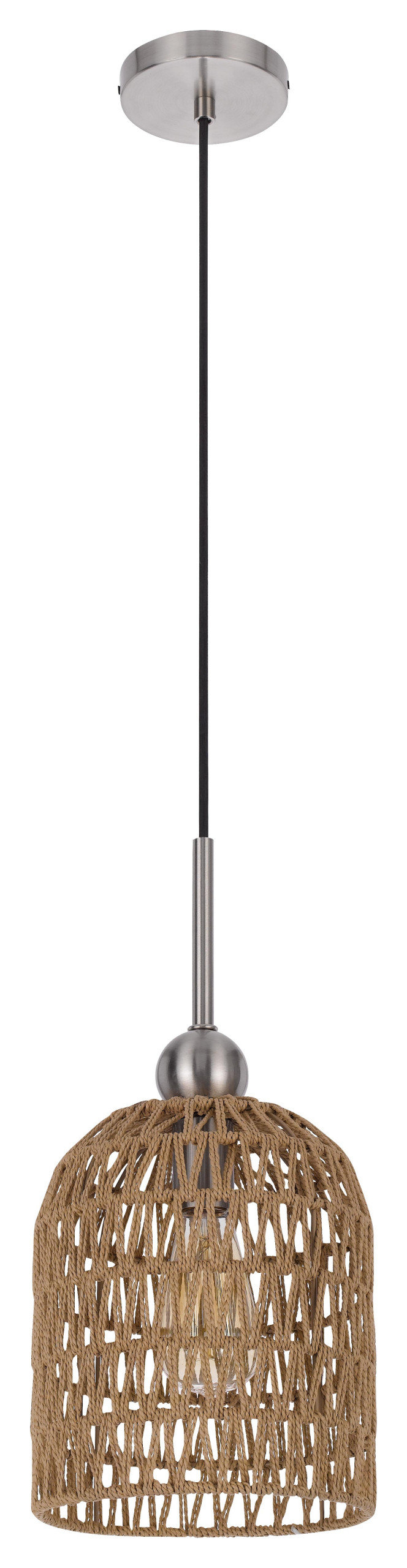 60W Depok Roped Pendant Fixture - Beach Style - Pendant Lighting - by ...