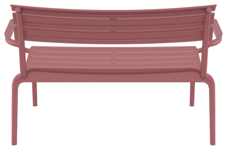 Paris Outdoor Bench - Contemporary - Outdoor Benches - by Compamia | Houzz