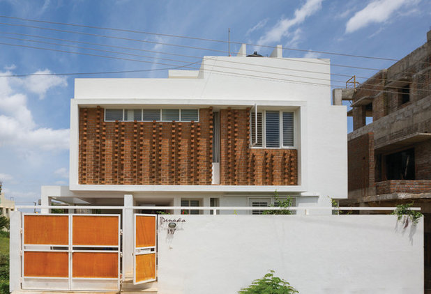 6 Contemporary Indian Homes With Brick Facades