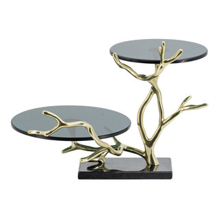 2 Tier Cake Stand 17x12.5x12" - Contemporary - Dessert And Cake Stands ...