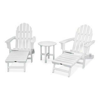 Cape Cod 3-Piece Ultimate Adirondack Set - Beach Style - Outdoor Lounge ...