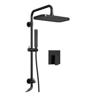 Everstein Shower System with Rainfall & Handheld Shower, 5 Spray Modes ...