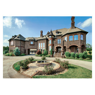 Belgian Castle House - Coronado Stone Veneer - Traditional - Exterior ...