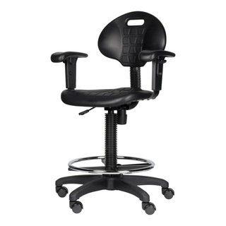 Versatile Office Task Chair, Heavy Duty Polyurethane Seat & Ergonomic ...