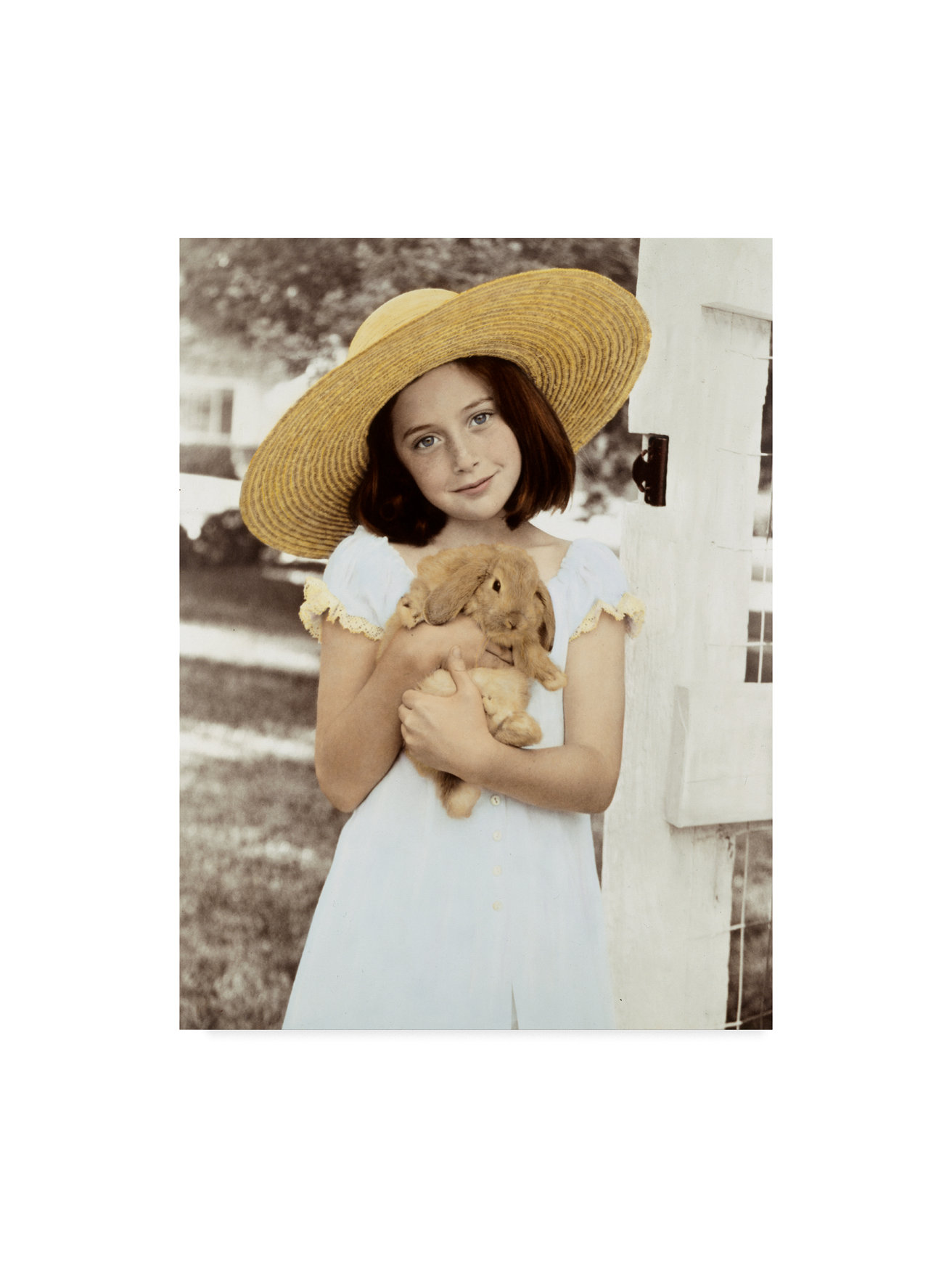 Sharon Forbes 'Bunny Love' Canvas Art, 19"x14" - Farmhouse - Prints And ...