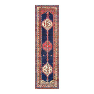 Pasargad Home Vintage Collection Lamb's Wool Runner- 3'1"x11'5 ...