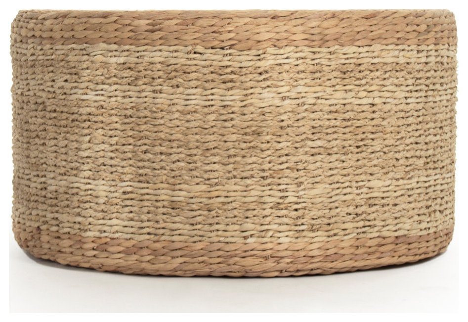 Woven Ottoman - Beach Style - Footstools And Ottomans - by Zentique ...