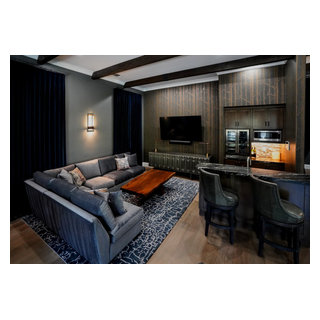 Glam Speakeasy- Saratoga, CA - Modern - Home Bar - San Diego - by ...
