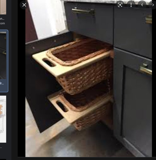 Cabinet Produce Drawers | Houzz Forum