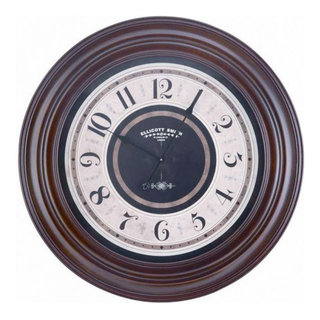 Cooper Classics 4817 Pearce Clock - Traditional - Wall Clocks - by ...